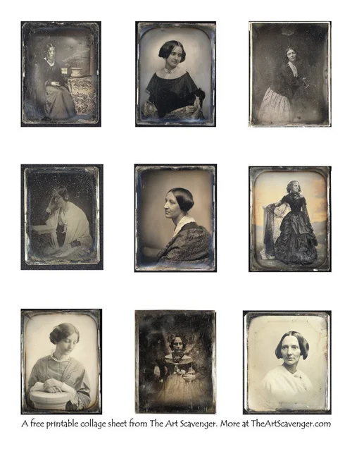 Photographs — Free Printable Collage & Ephemera Sheets — The Art Scavenger