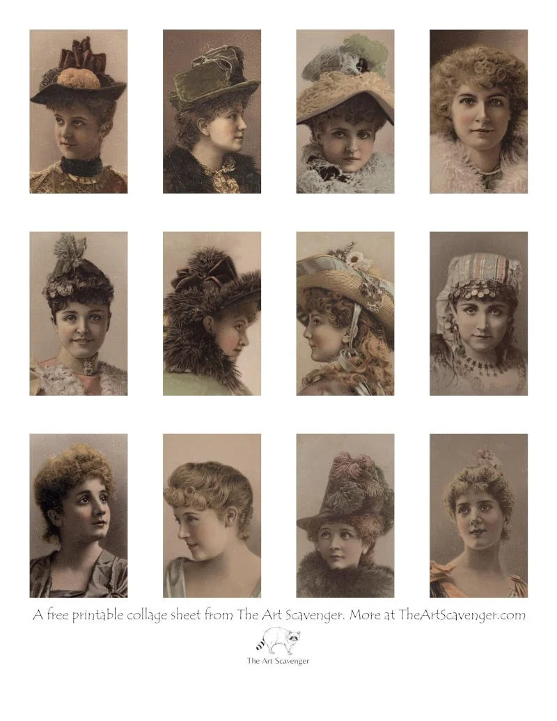 Photographs — Free Printable Collage & Ephemera Sheets — The Art Scavenger