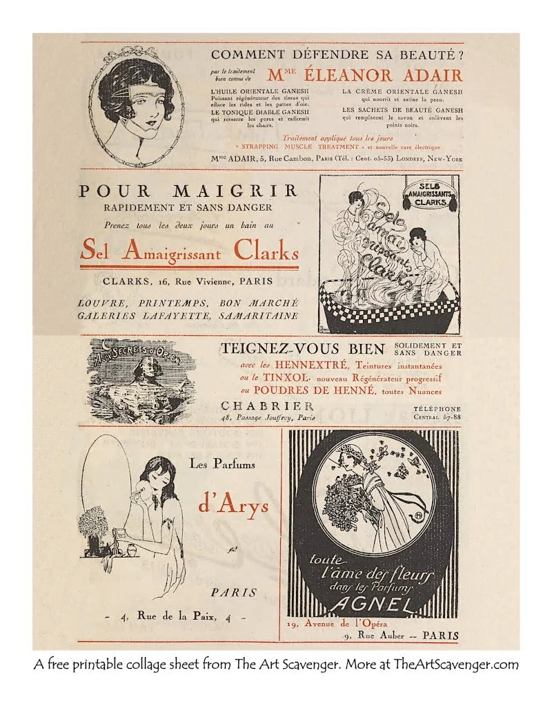 Free Vintage French Ephemera — The Art Scavenger