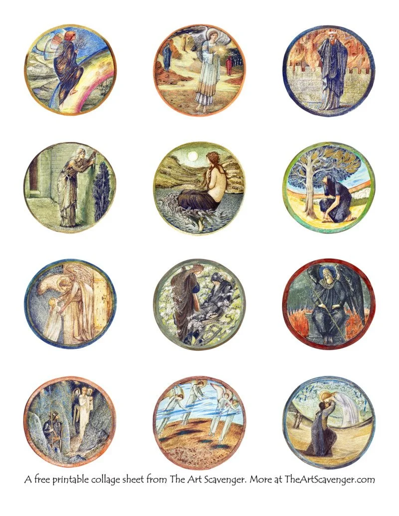 People — Free Printable Collage & Ephemera Sheets — The Art Scavenger