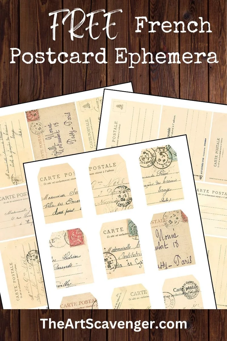 Free French Ephemera for a French-Themed Junk Journal — The Art Scavenger