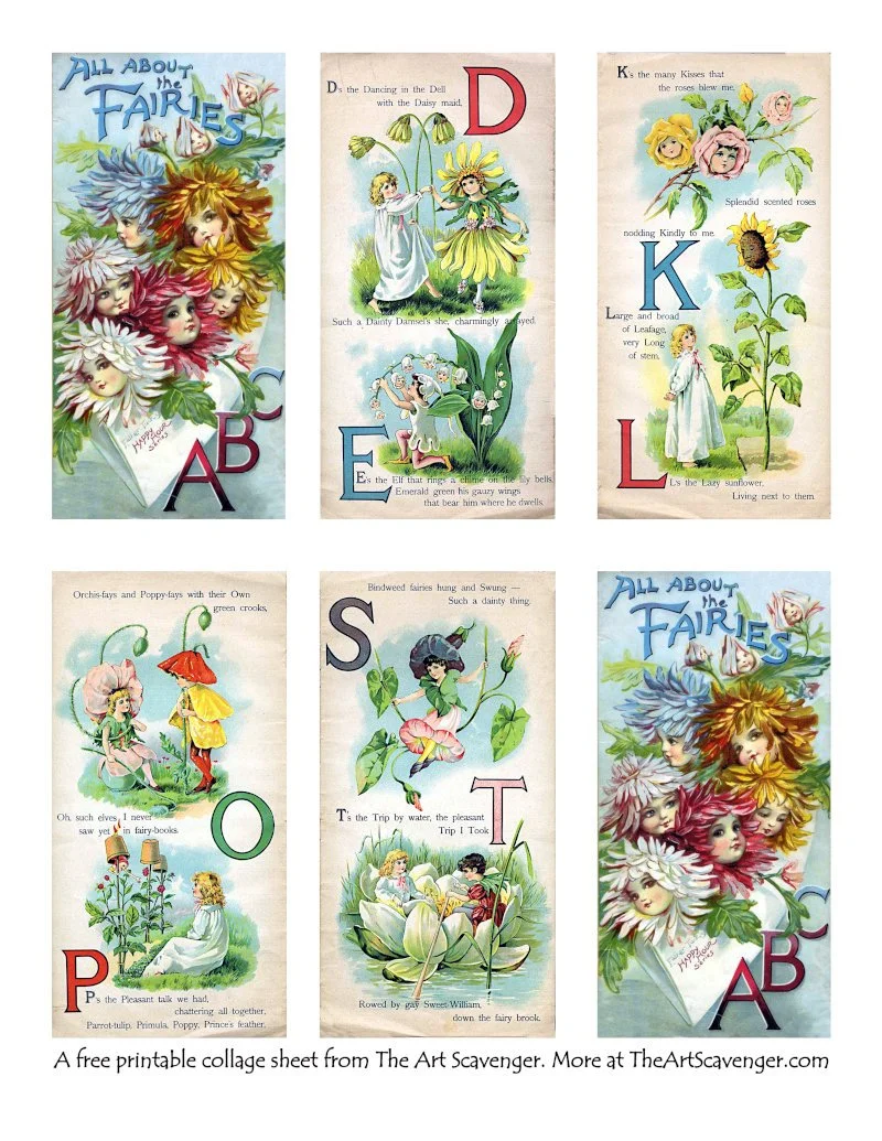 Free Printable Collage & Ephemera Sheets — The Art Scavenger