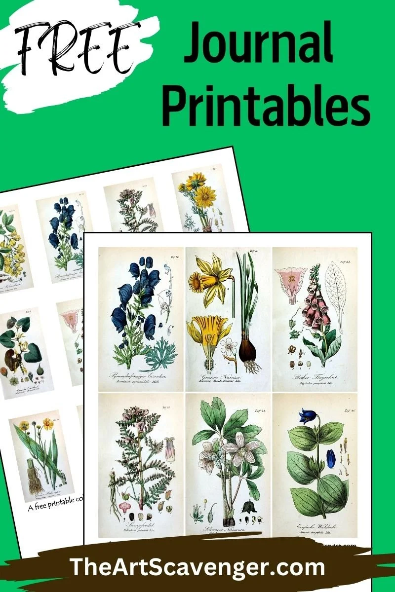 Free Floral Journal Printables — The Art Scavenger