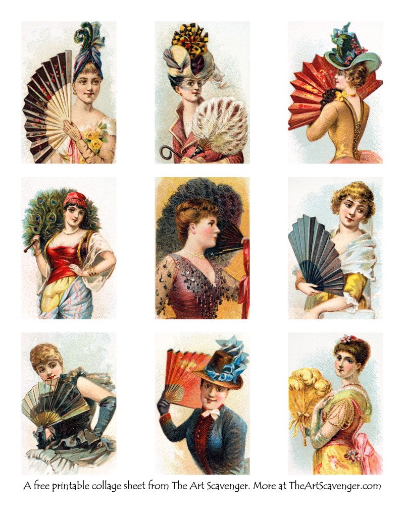 Victorian — Free Printable Collage & Ephemera Sheets — The Art Scavenger