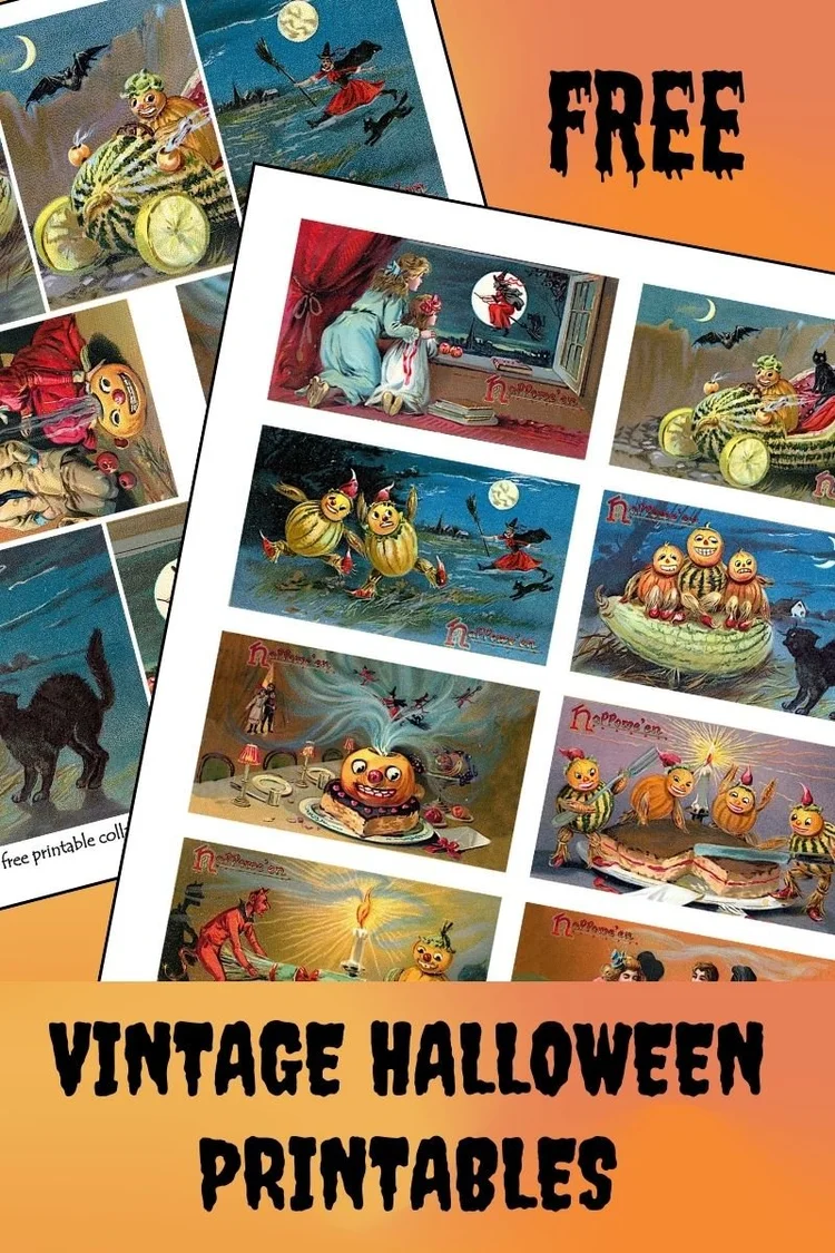 Halloween Ephemera Vintage Printables — The Art Scavenger