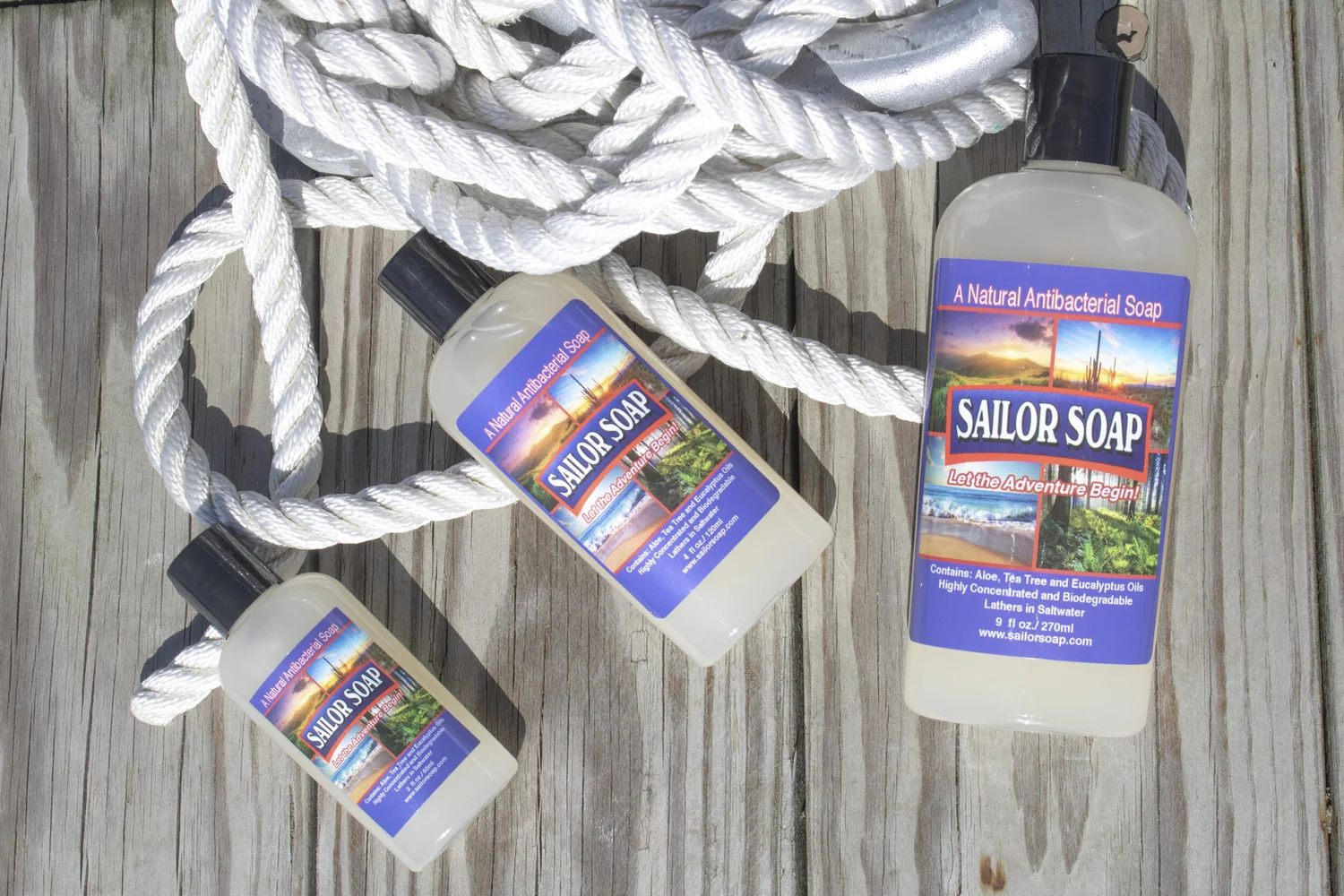 Sailor Soap - Biodegradable Adventure Soap, Lathers in Salt Water ...