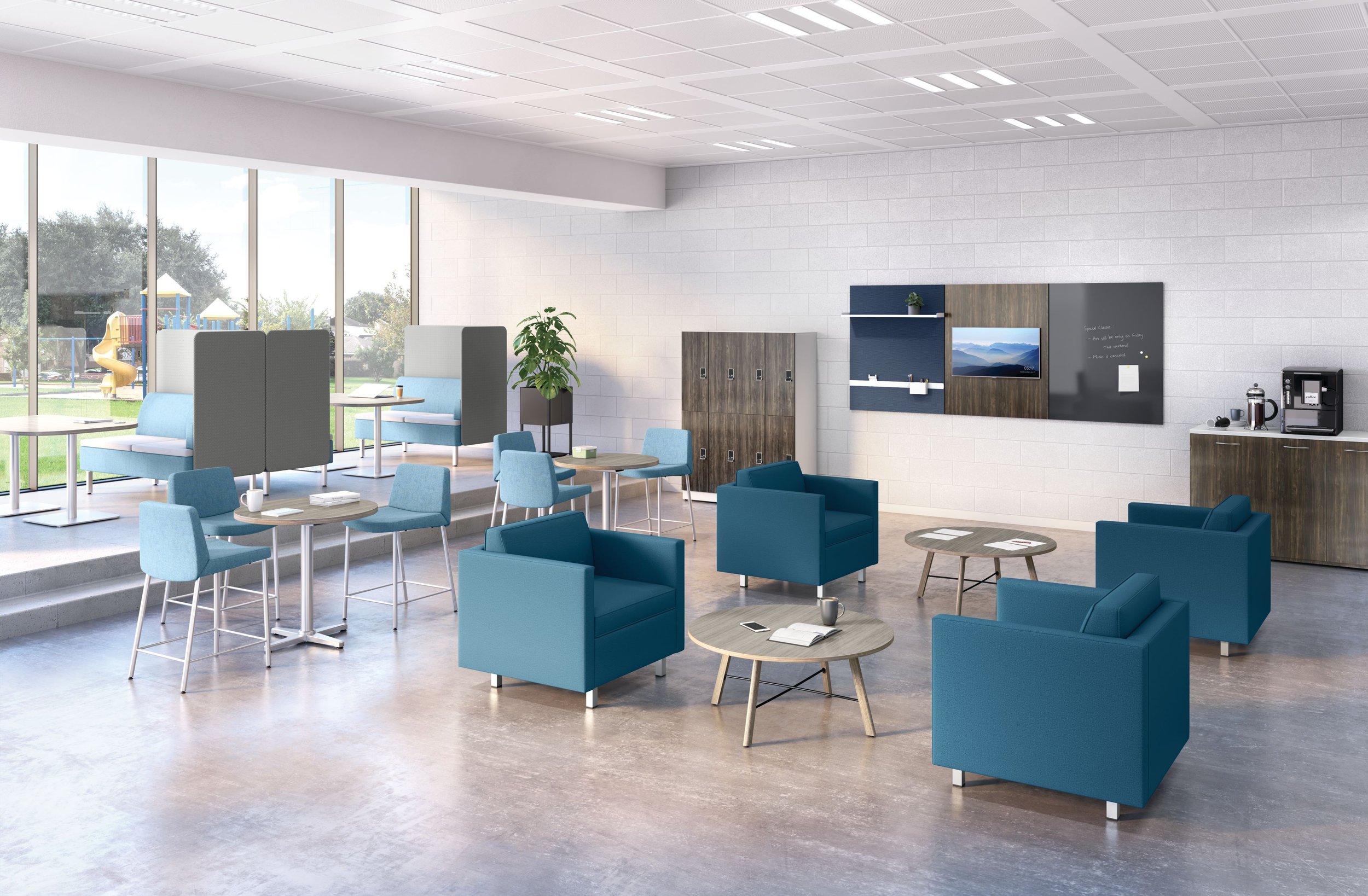 Education Interiors — Office Express – Furniture, Supplies, Printing