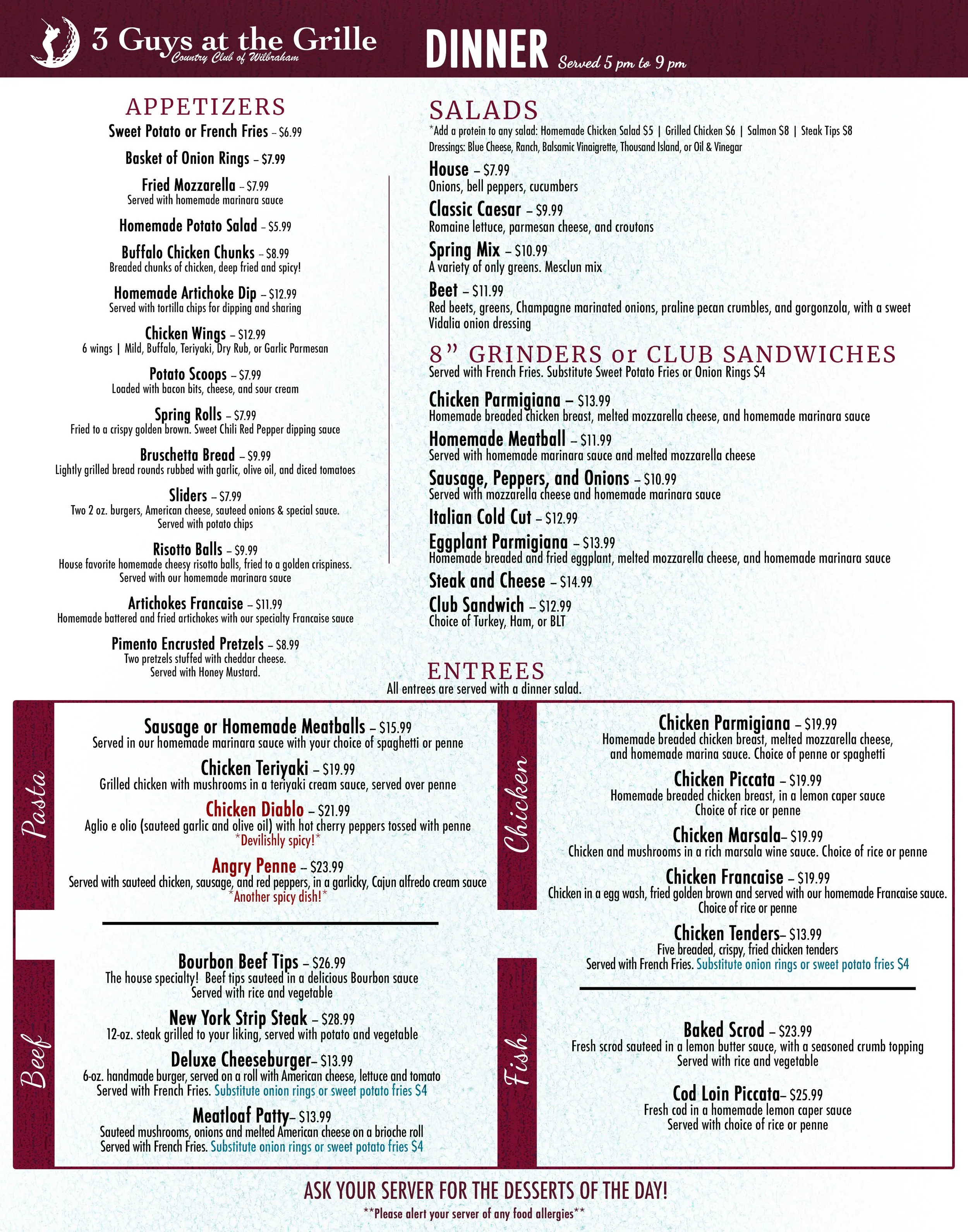 3 Guys at the Grille — At The Grille