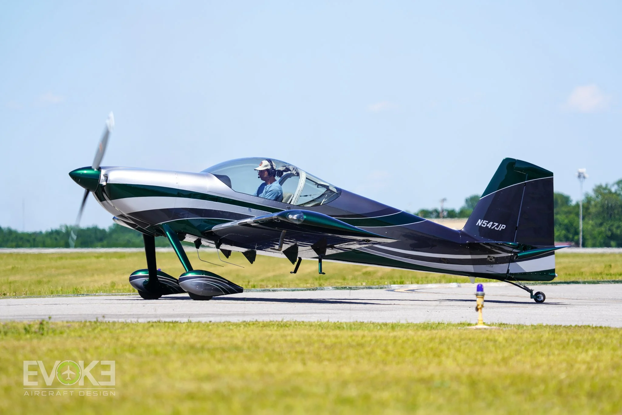Van's RV-14 N547JP Custom Paint Scheme — Evoke Aircraft Design