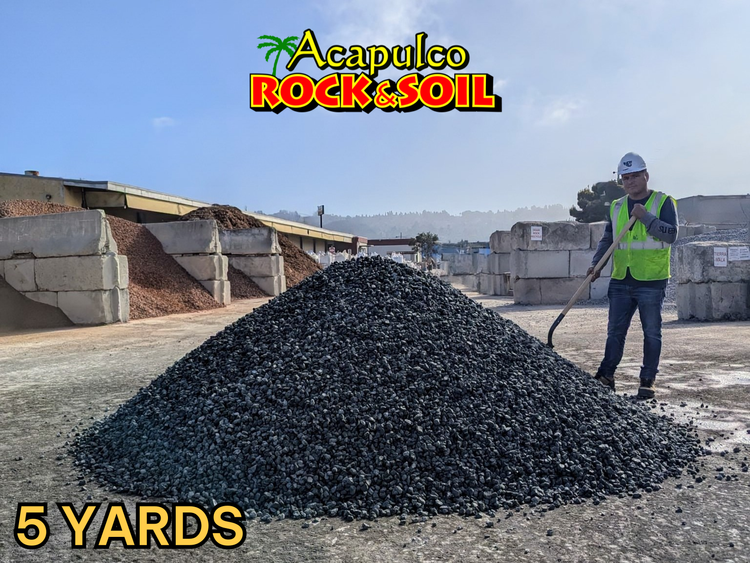 Cubic Yard Visual Guide — Acapulco Rock and Soil Topsoil and Gravel in ...