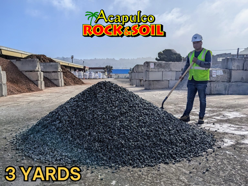 Cubic Yard Visual Guide — Acapulco Rock and Soil Topsoil and Gravel in ...
