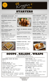 Kingpin Social Food Menu