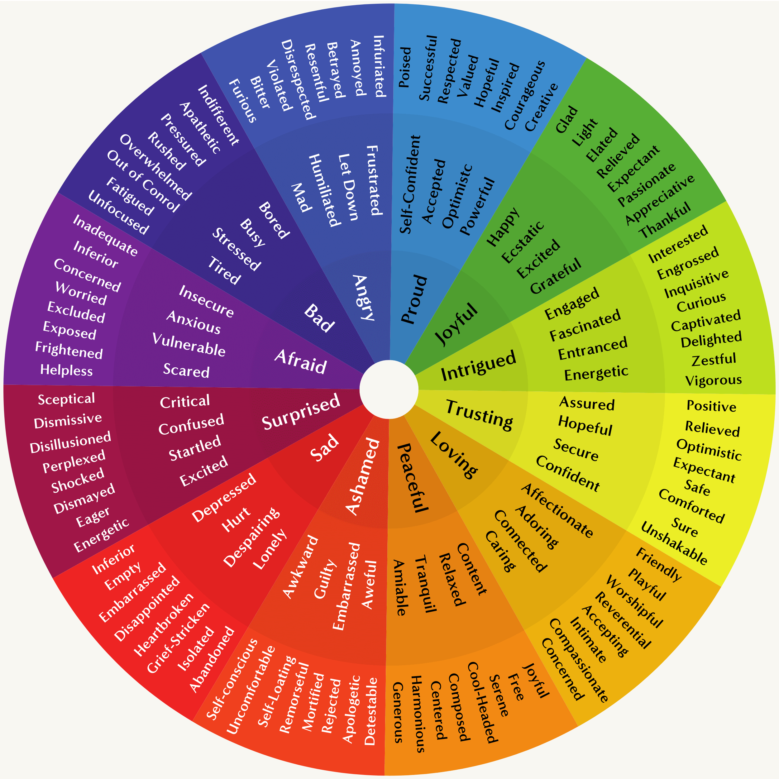 Feelings Wheel — RAPT Interviews