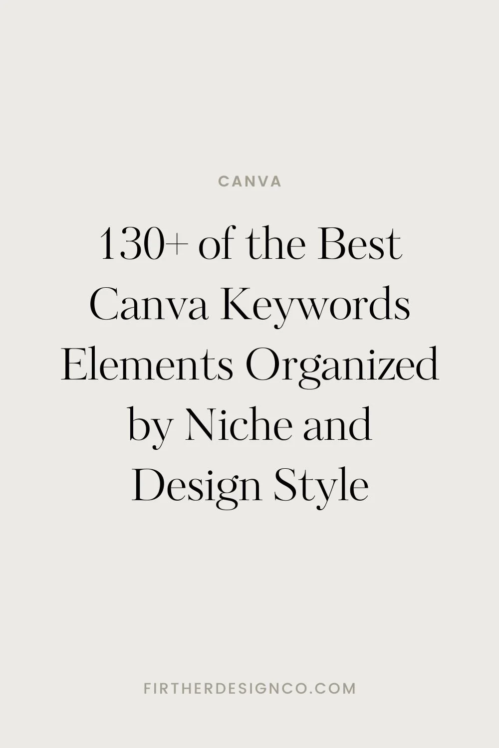 130+ of the Best Canva Keywords Elements Organized by Niche and Design ...