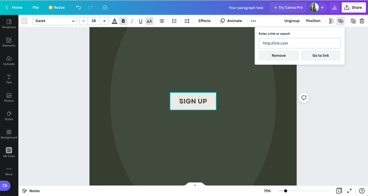 How to Create Clickable Links in Canva — Firther Design Co. | Canva ...