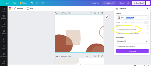 How to make a background transparent in Canva — Firther Design Co ...