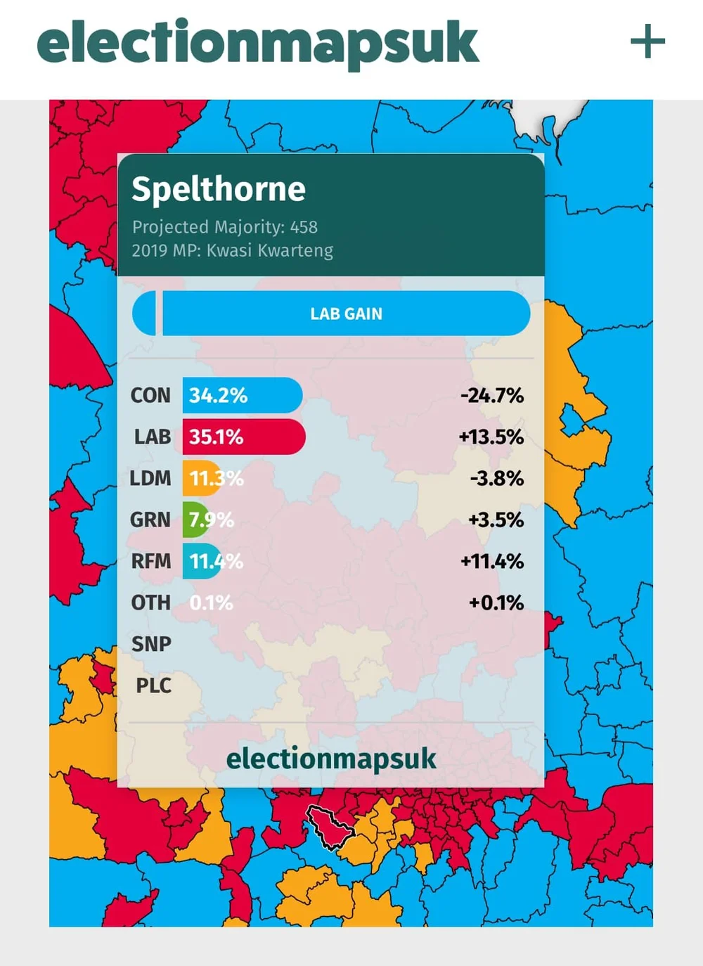 SPELTHORNE LABOUR PARTY