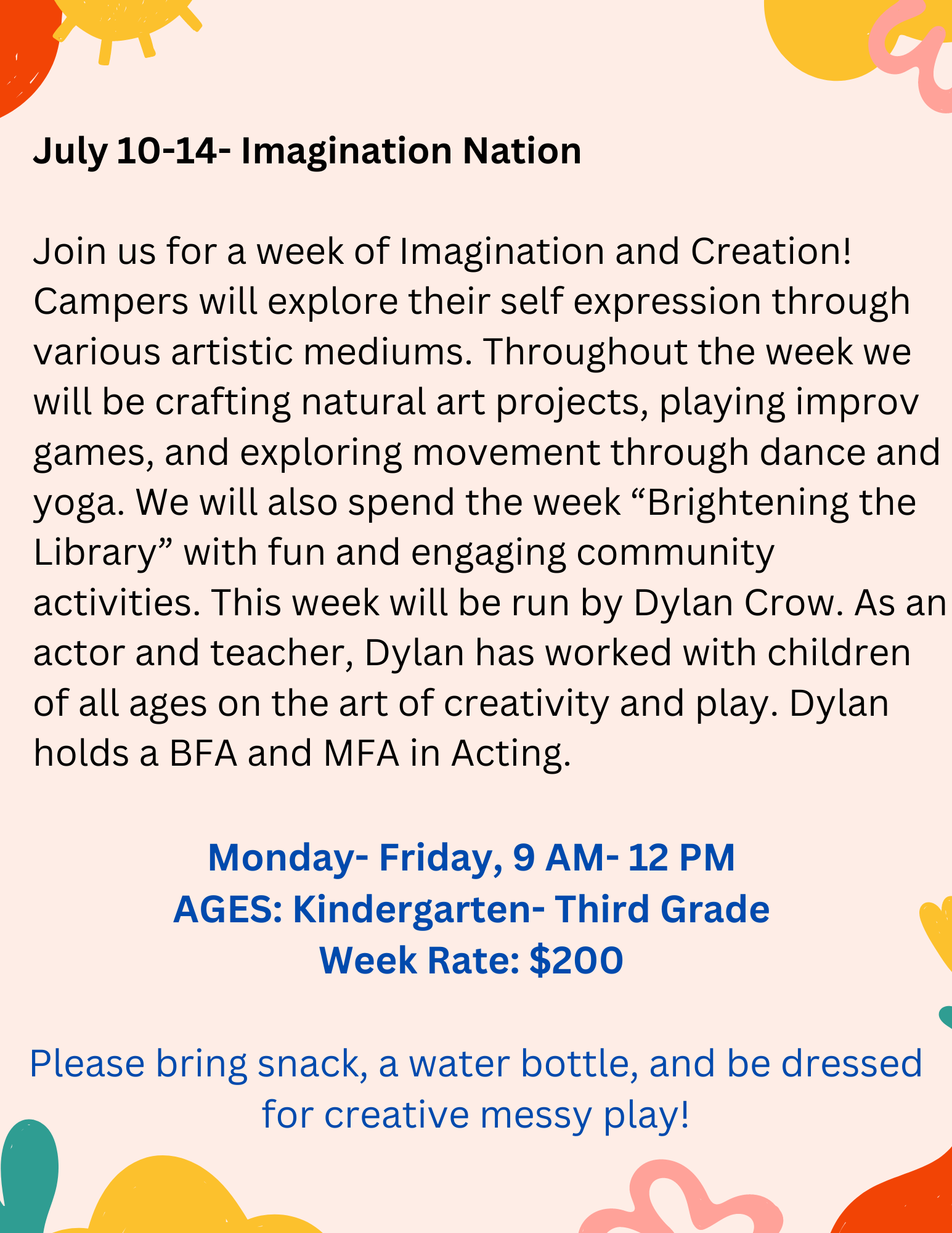 Summer Camp — THE NAVESINK LIBRARY