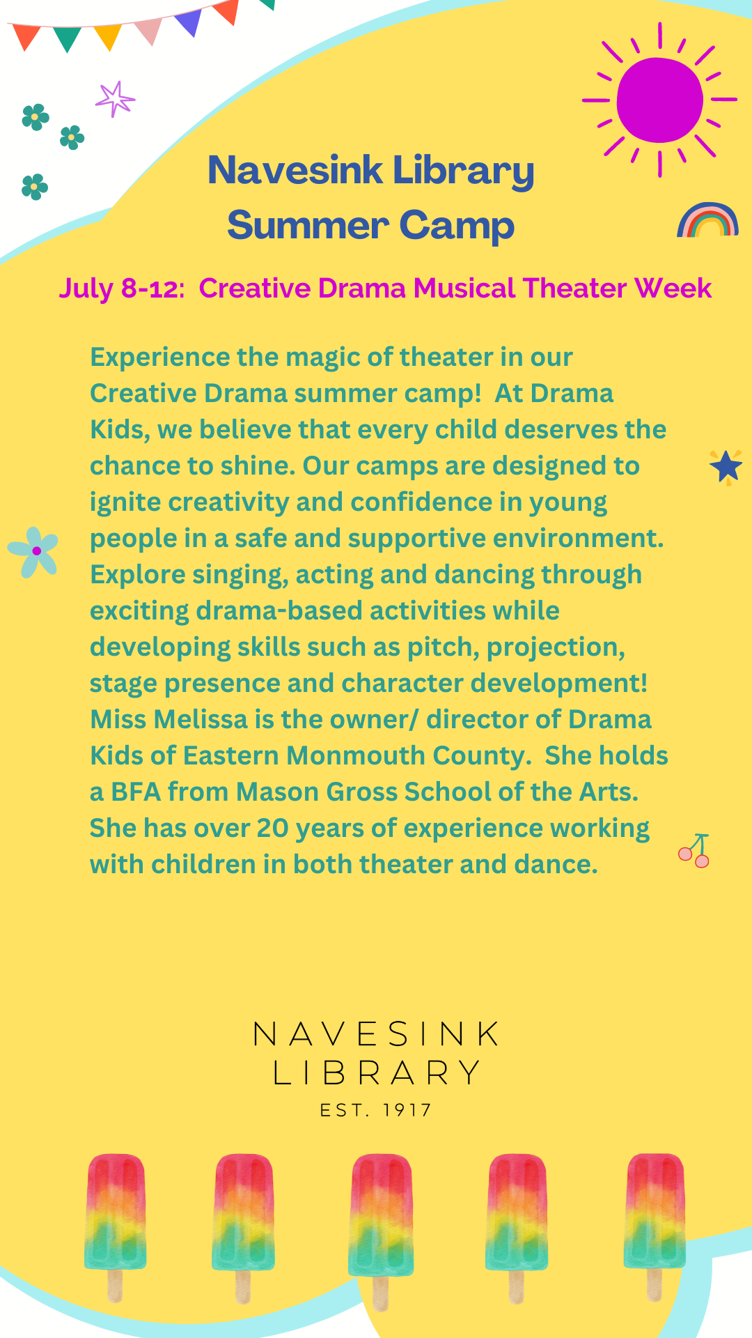 Summer Camp Monmouth County — THE NAVESINK LIBRARY