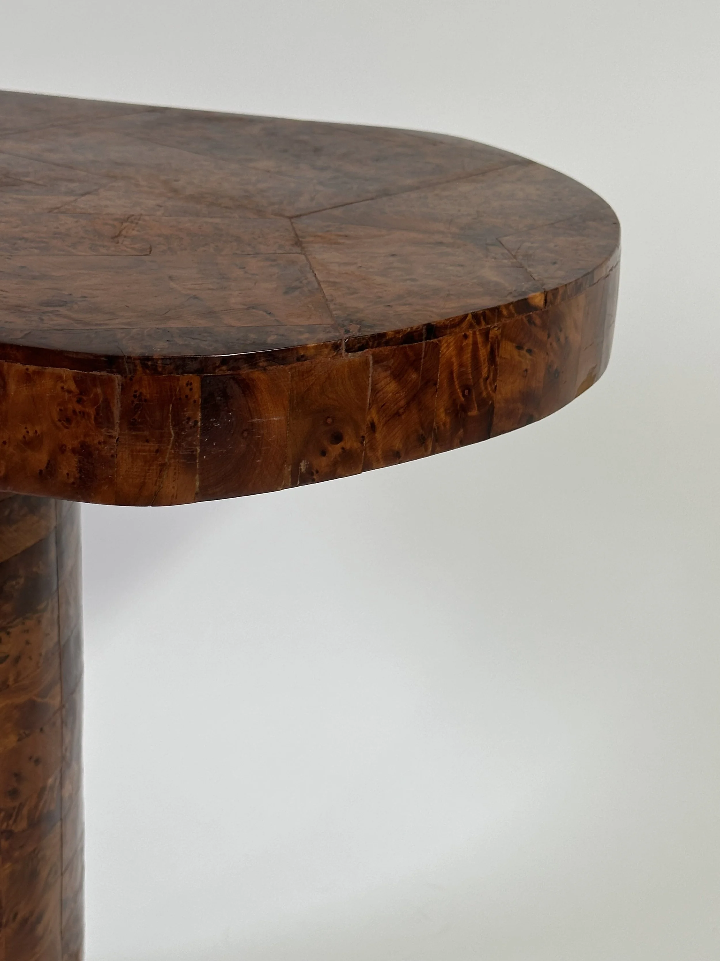[ON HOLD] 1930's tessellated burl console table — ANTWERP STUDIO