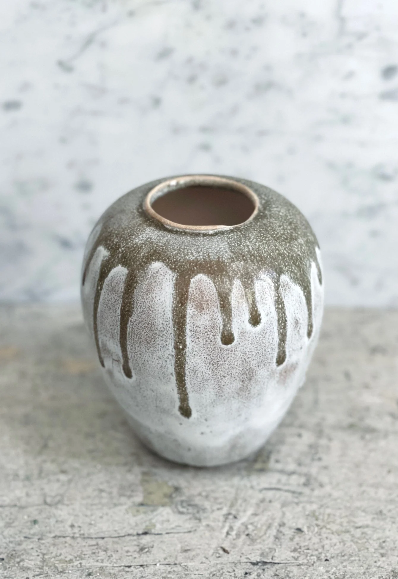 VINTAGE PRINKNASH ABBEY ART POTTERY PITCHER | GREIGE — Folly & Fine Company