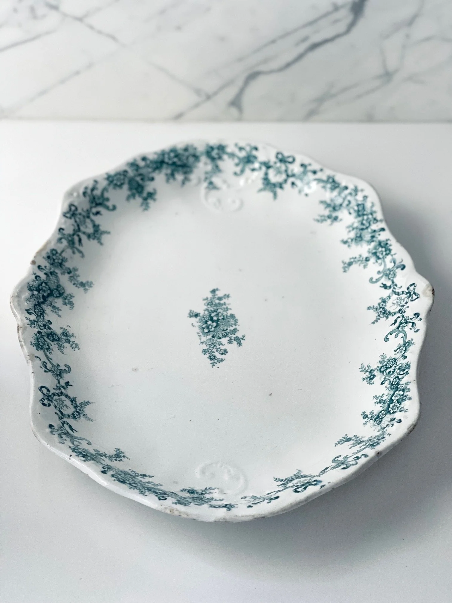 ANTIQUE A J WILKINSON LIMITED PASTORAL 'DAVENPORT' 1840 IRONSTONE ...