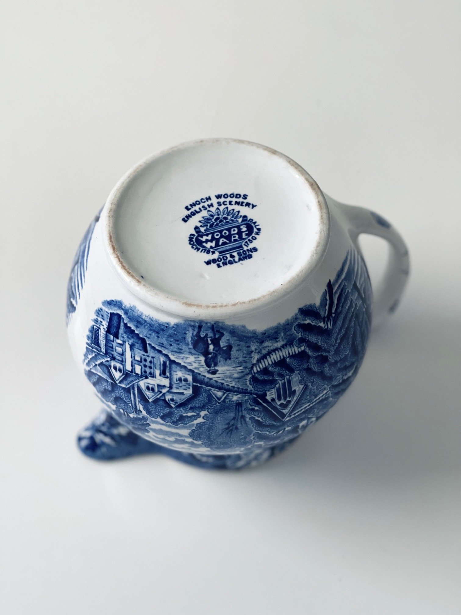 ANTIQUE YELLOW WARE POTTERY PITCHER | '346' — Folly & Fine Company