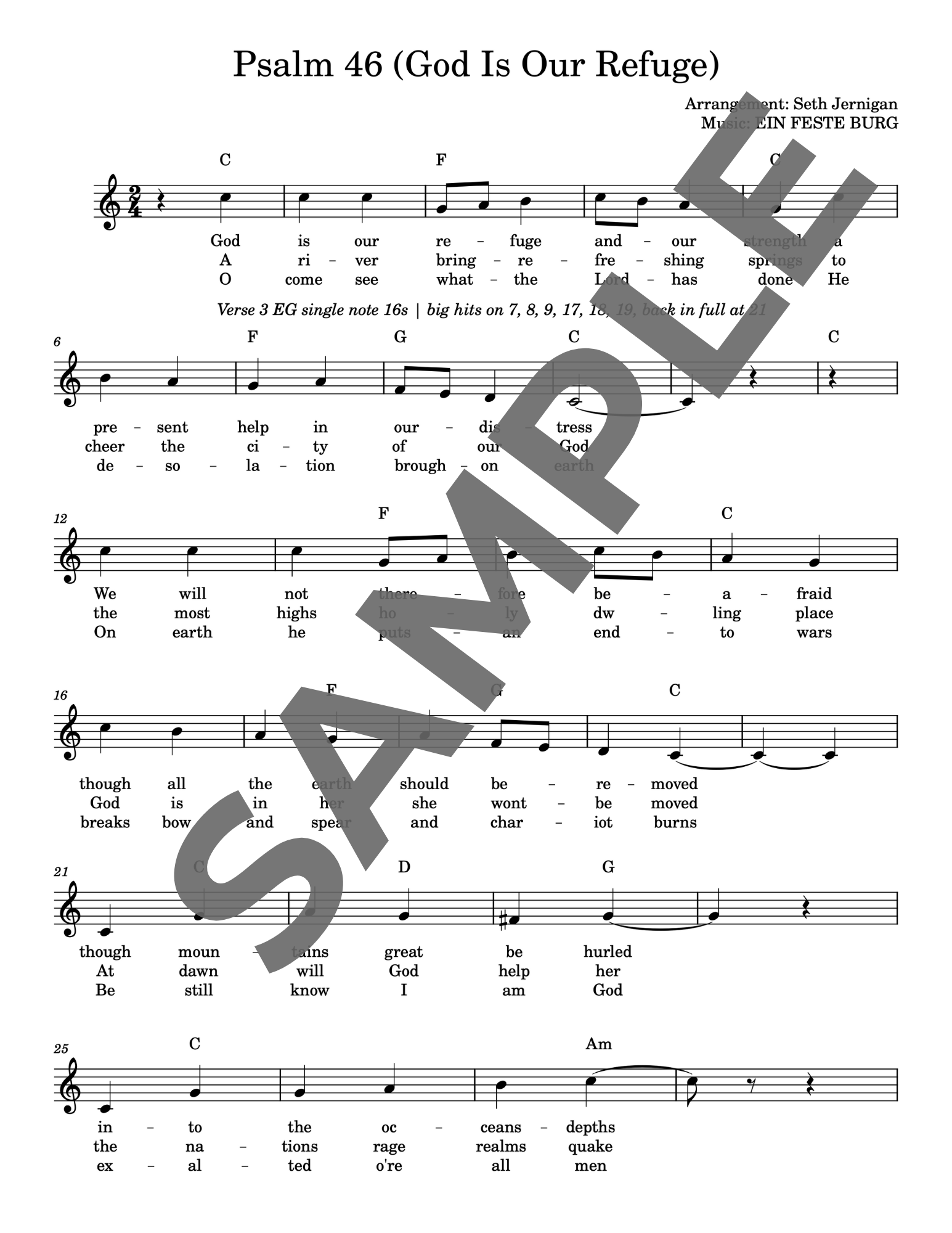 Sing The Psalms — SETH JERNIGAN