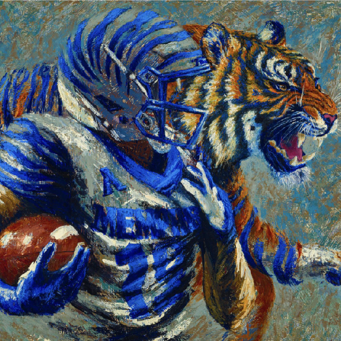MEMPHIS THANG, MANE! POSTER 24”x24” UNSIGNED — Evelina Linn LLC
