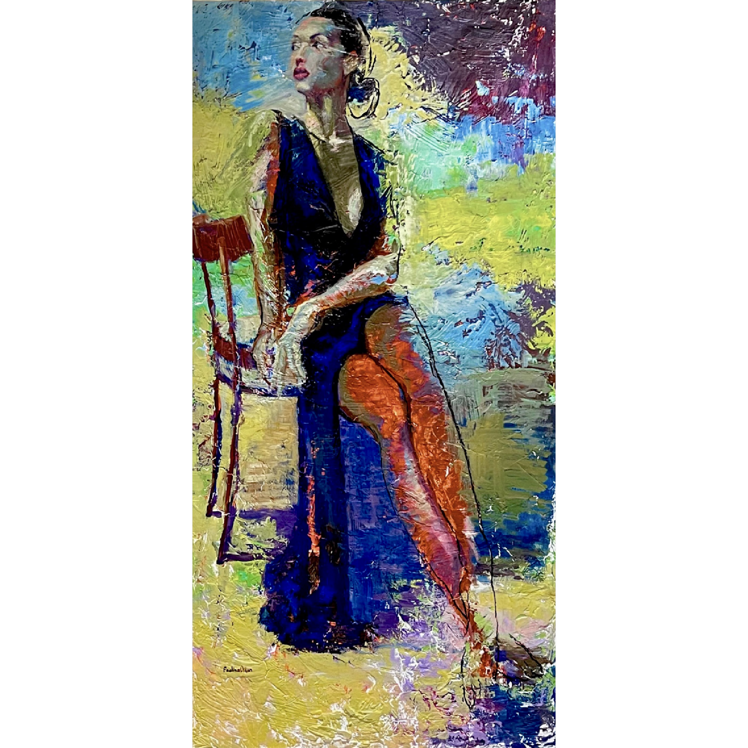 MADAM FRANCOIS BULOZ BY JOHN SINGER SARGENT/MASTER COPY — Evelina Linn LLC