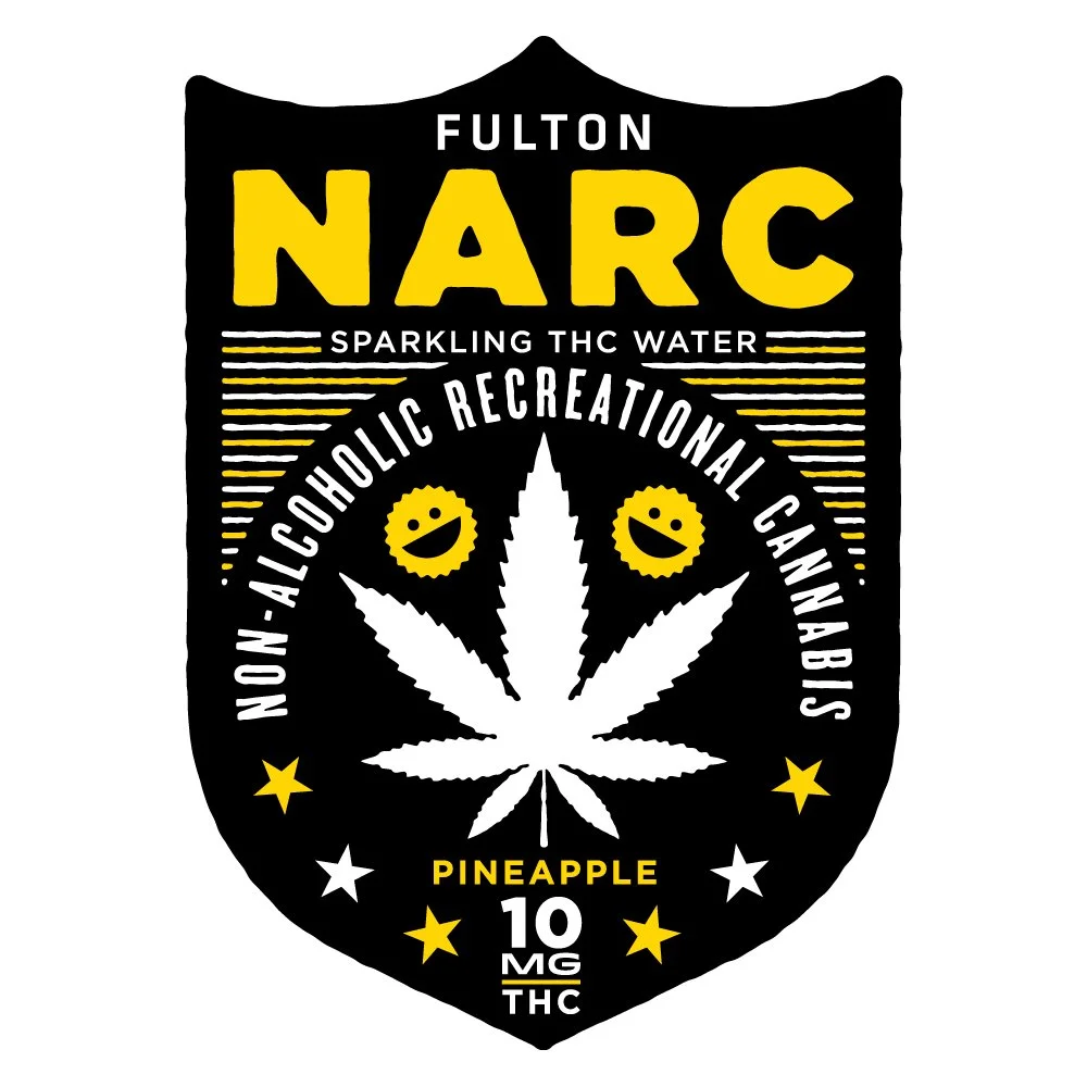 NARC THC WATER / Logo & Package Design — Aesthetic Apparatus