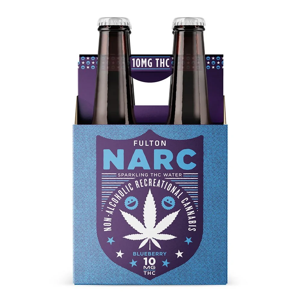 NARC THC WATER / Logo & Package Design — Aesthetic Apparatus