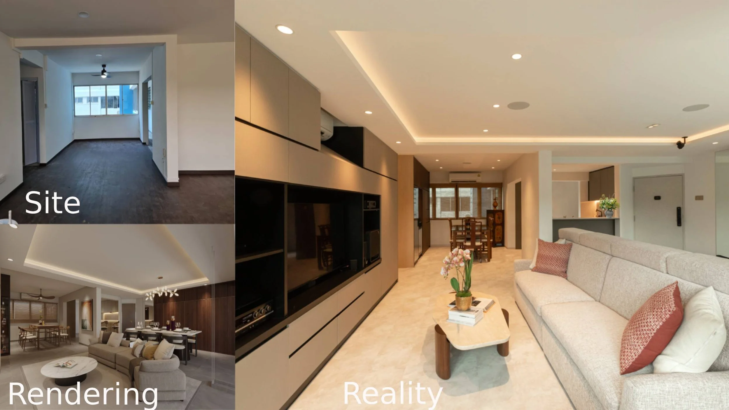 RENDER VS REALITY —Interior design firm for Residential,Commercial ...