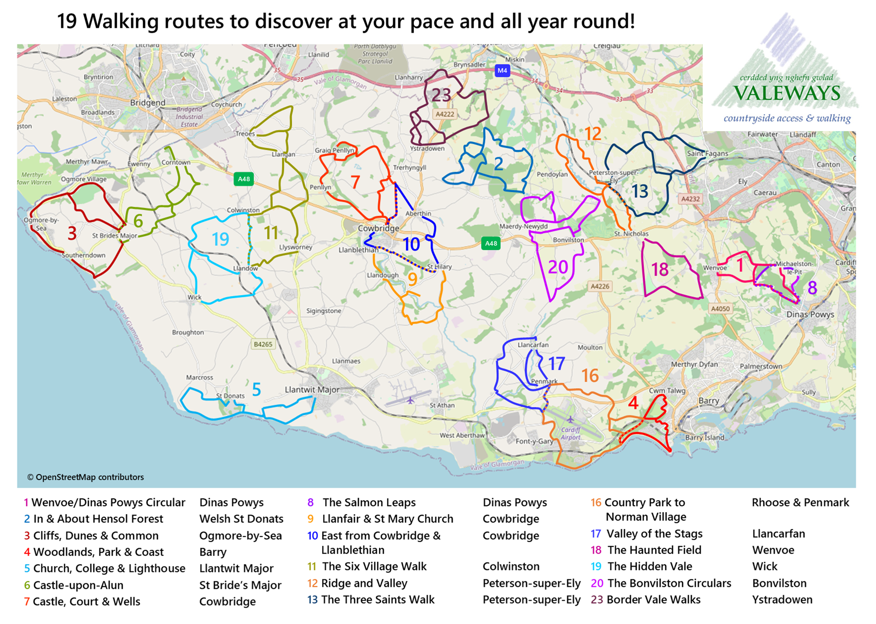 Self-guided Walking | View Routes — Valeways