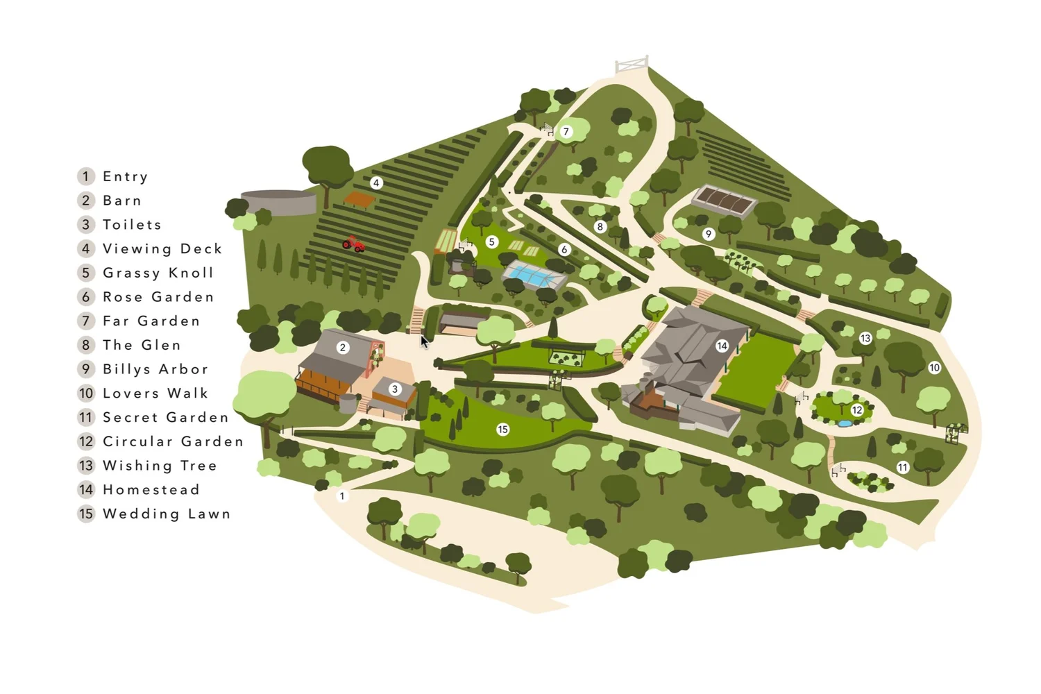 Garden & Venue Map | Discover Your Perfect Venue - Book Now — MARYBANK