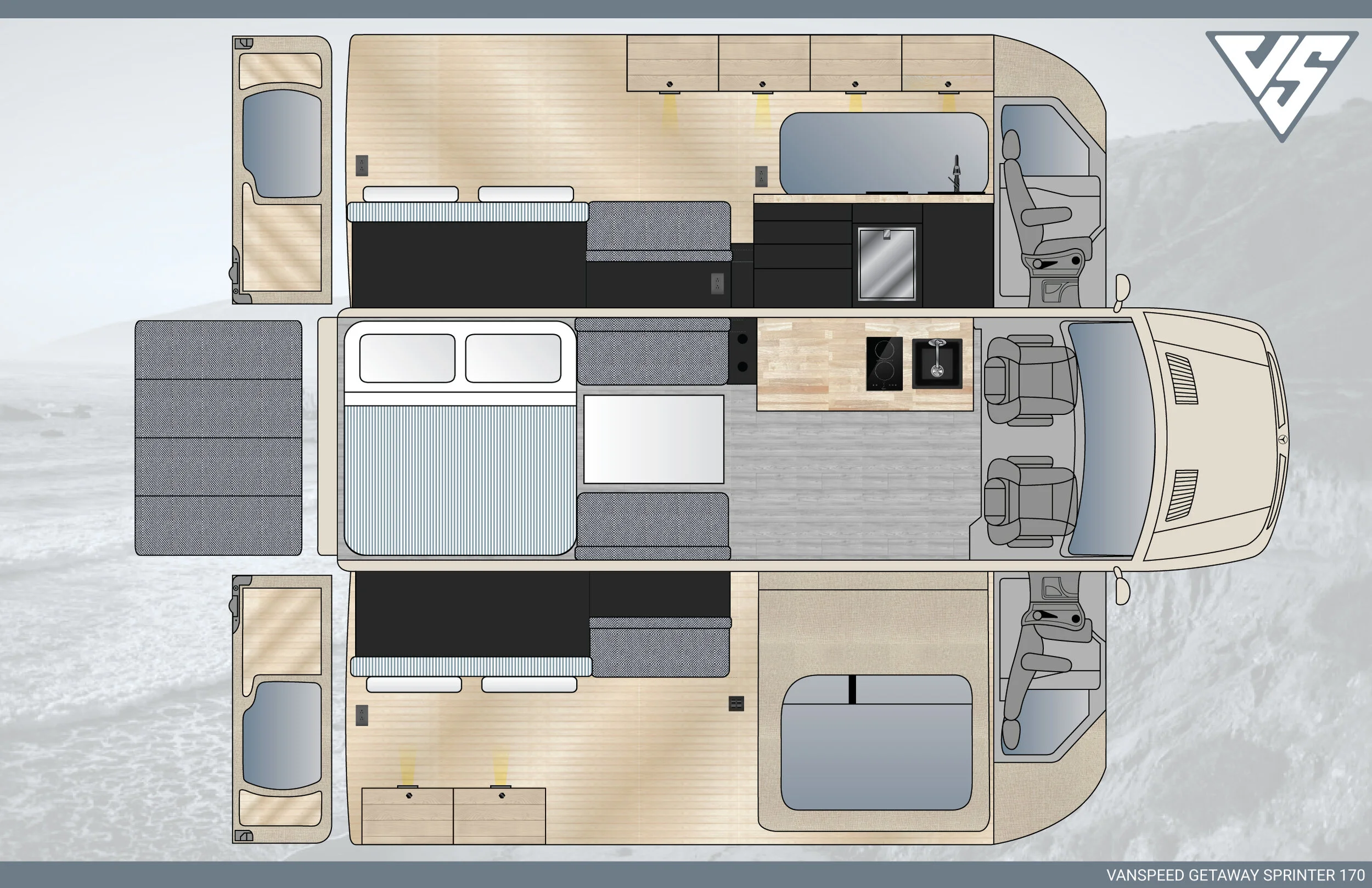 170 Sprinter Van Conversion Floor Plans | Viewfloor.co