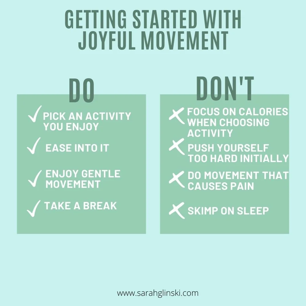 A Beginner’s Guide to Joyful Movement — Sarah Glinski Writing Services