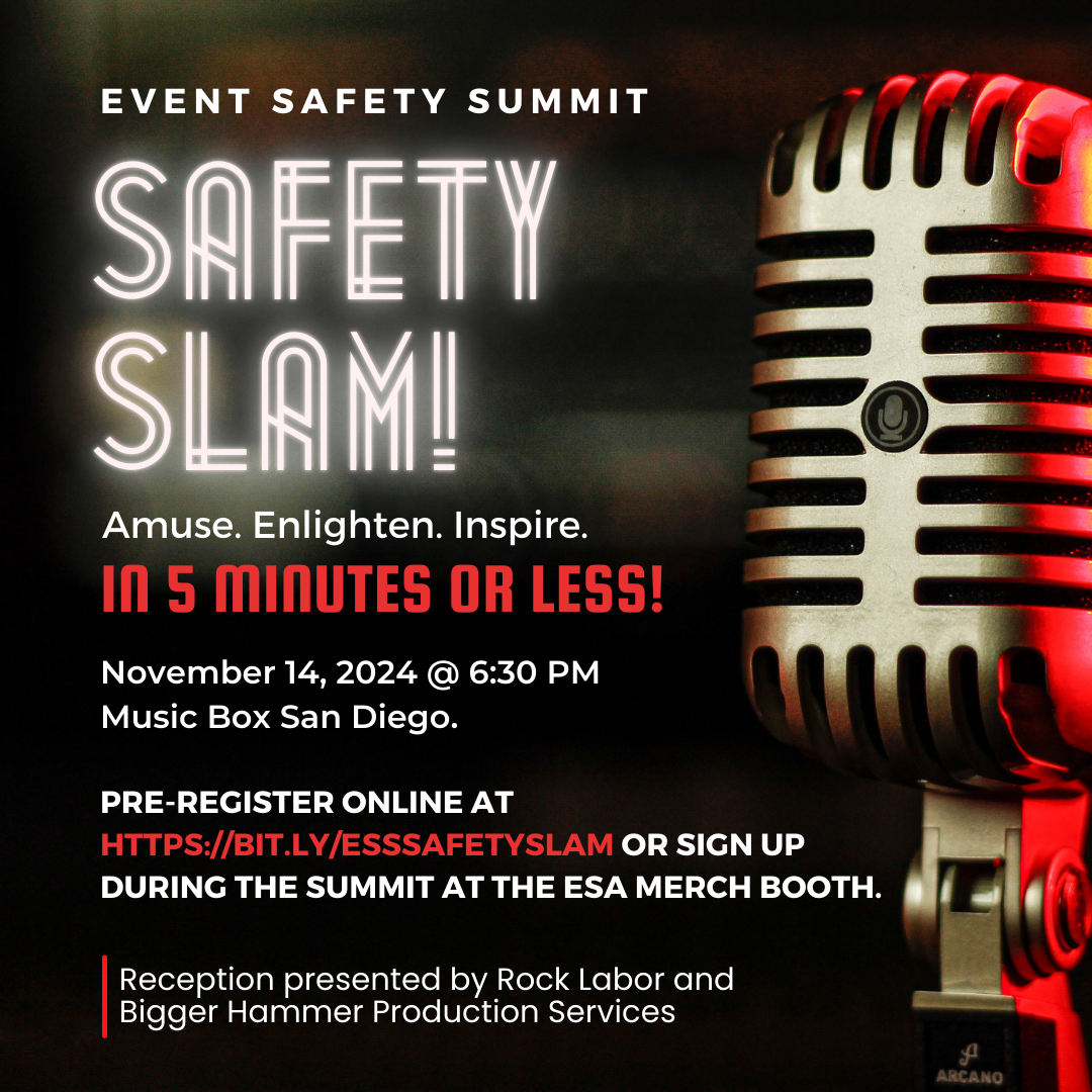 Register Now for The Event Safety Summit “Safety Slam”! — Life Safety ...