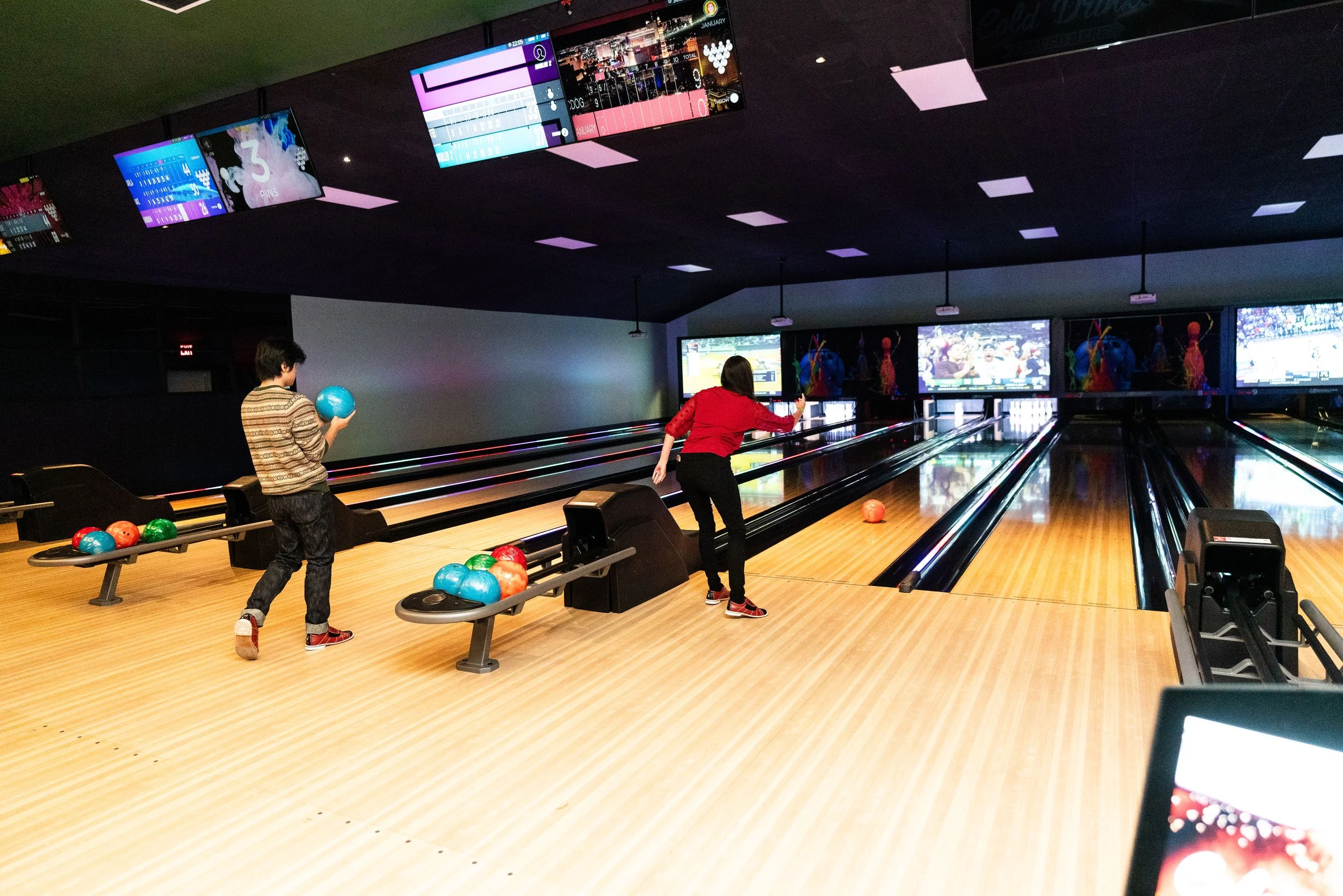 BOWLING — Pins & Wheels At Playland