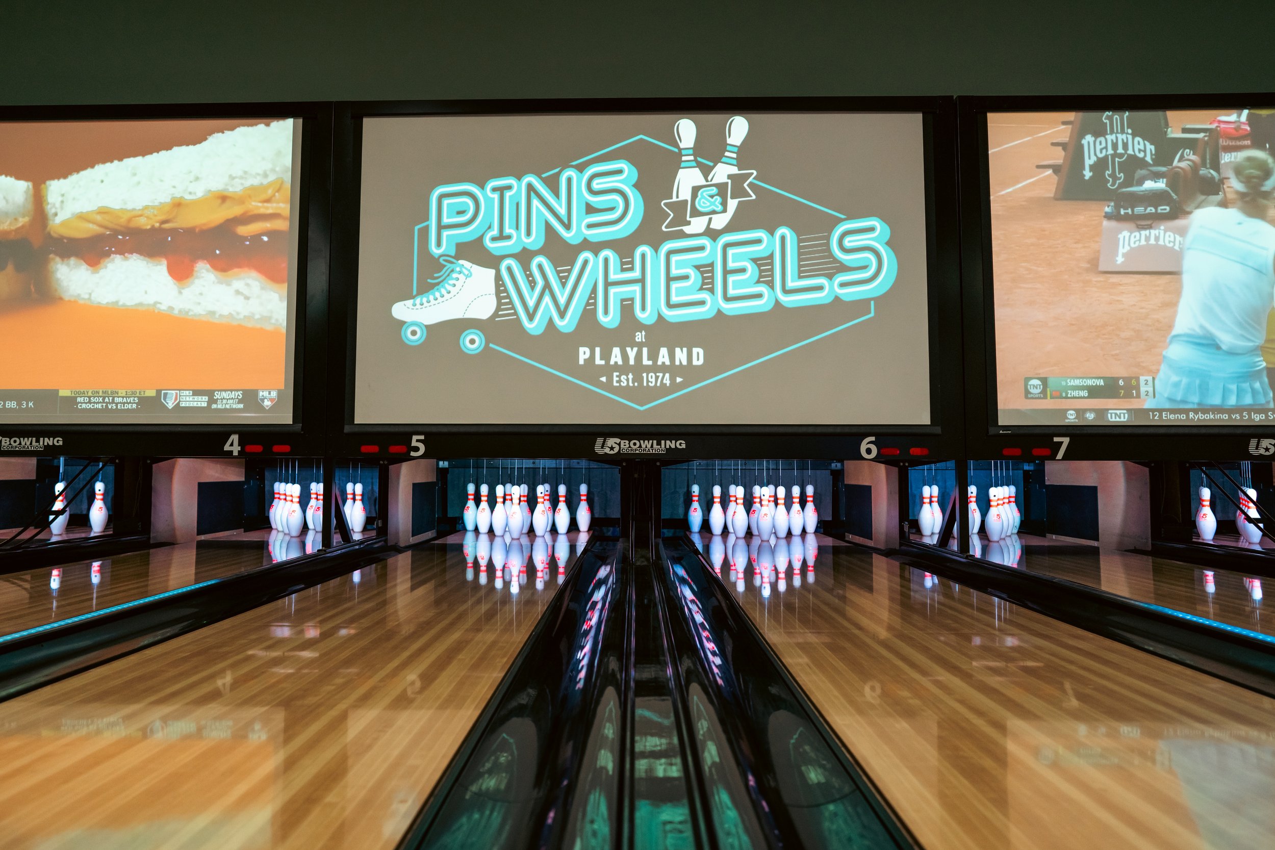 BOWLING — Pins & Wheels At Playland