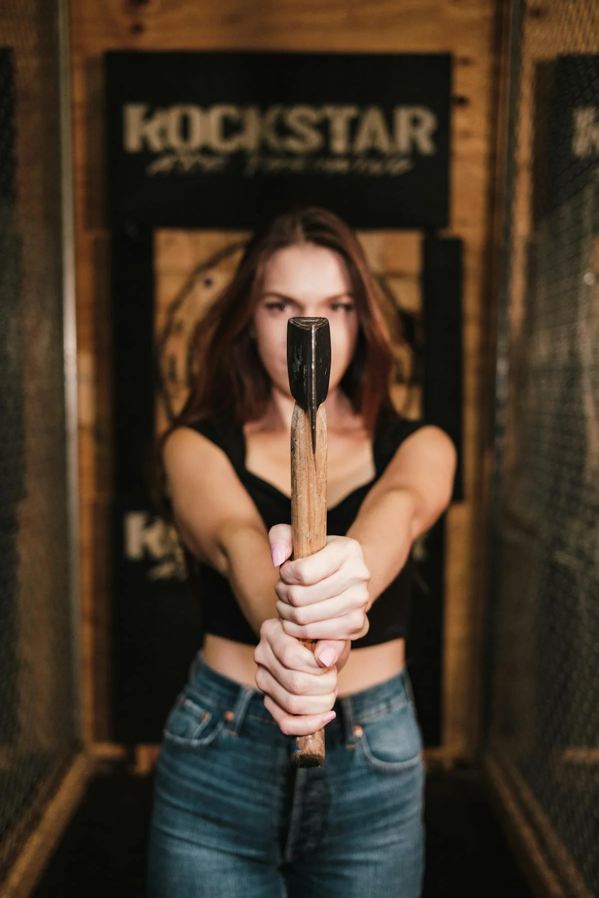 AXE THROWING — Pins & Wheels At Playland