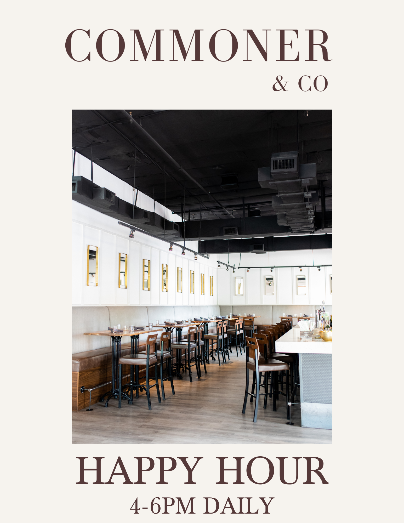 MENUS | Explore Our Selections — Commoner and Co