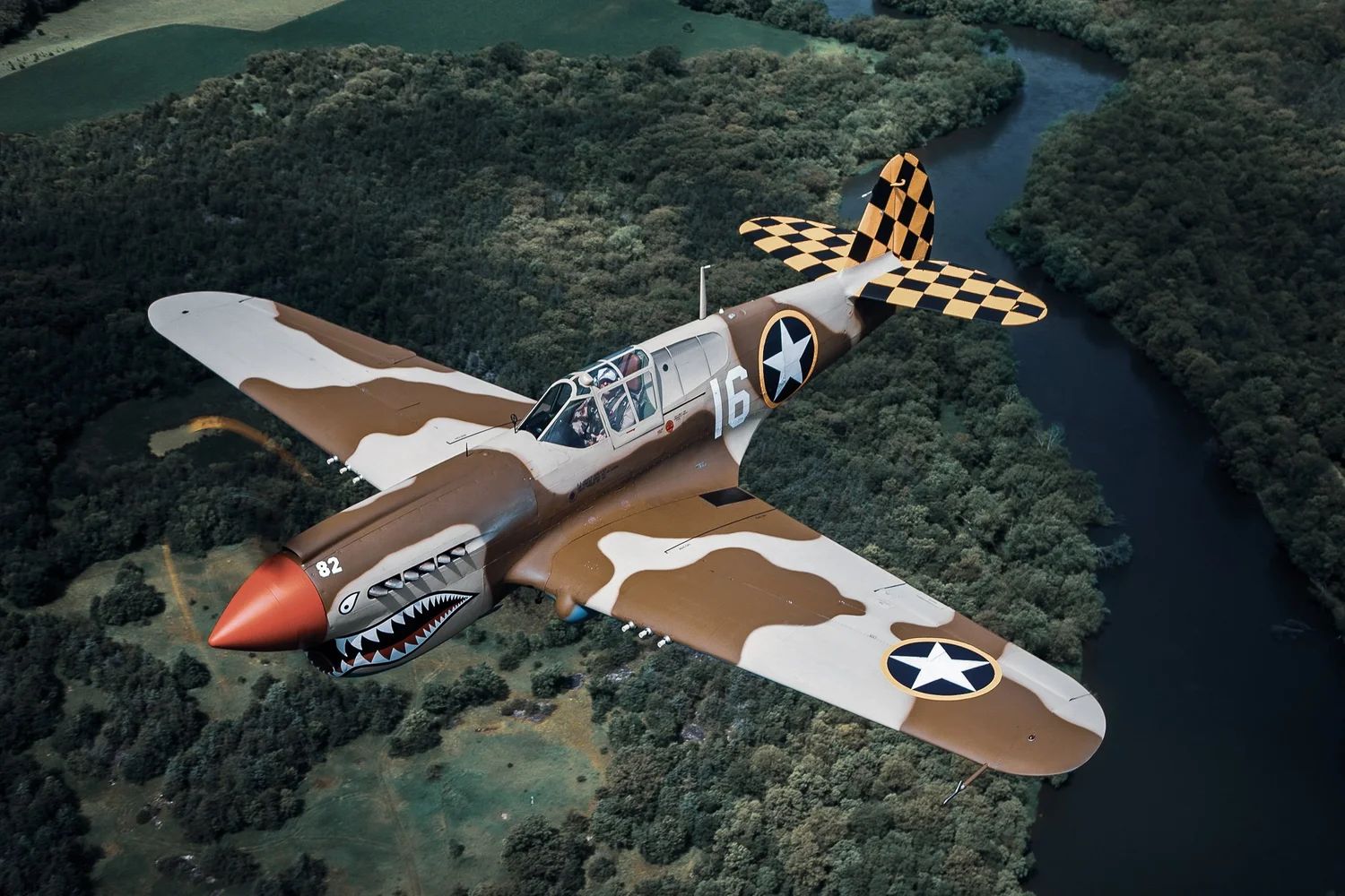 Curtiss P-40E Warhawk - Desert Shark — Fagen Fighters Restoration