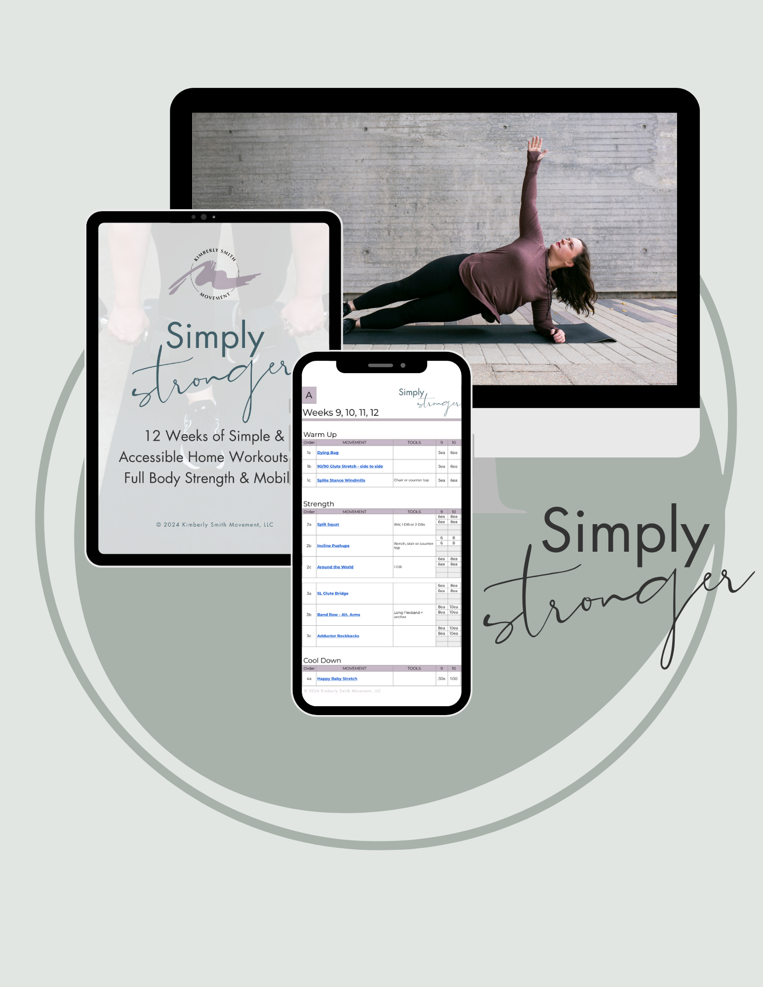 Simply Stronger: 12 Week Strength & Mobility Exercise Guide — Kimberly ...