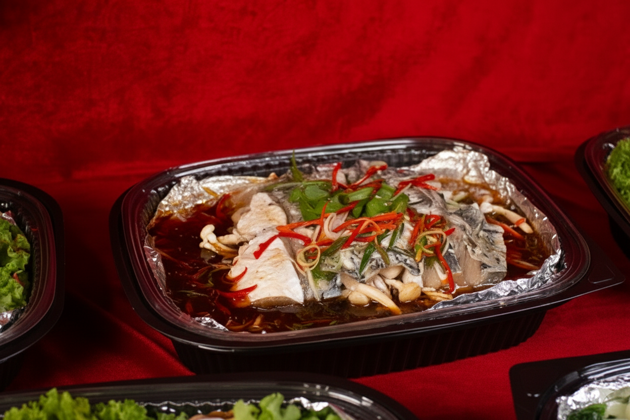 Auspicious Chinese New Year Fish Dish to Order Singapore — Typhoon Cafe