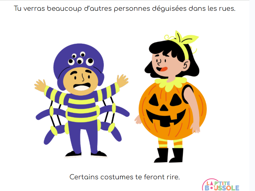 La p'tite boussole — Histoire : Raconte-moi c'est quoi passer l'Halloween!