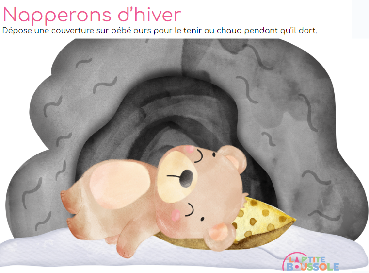 La p'tite boussole — Napperons pâte à modeler d'hiver