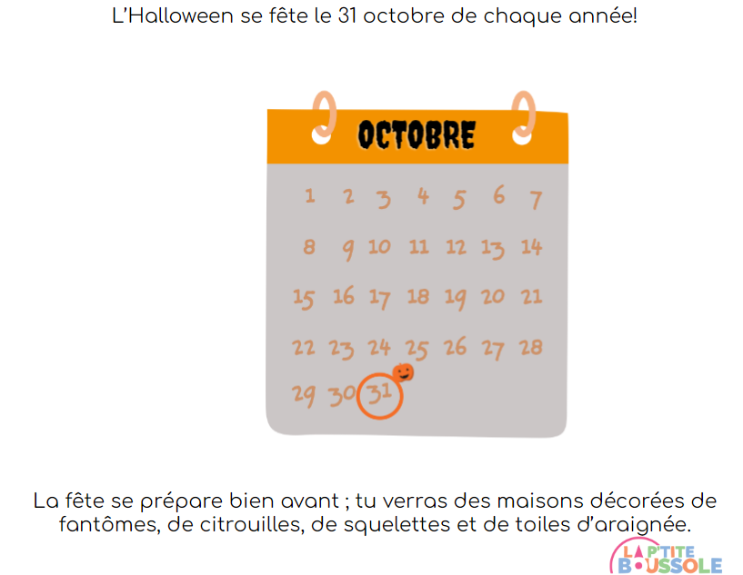 La p'tite boussole — Histoire : Raconte-moi c'est quoi passer l'Halloween!