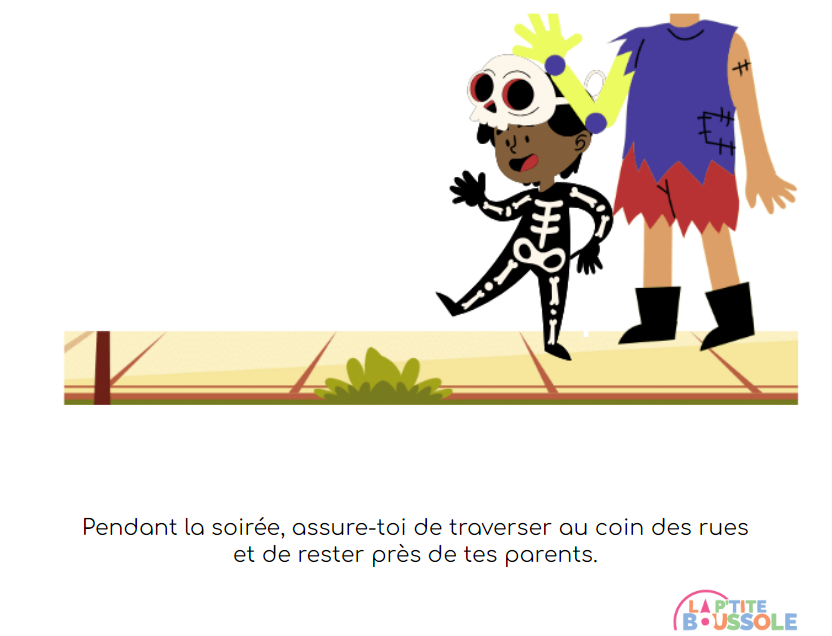 La p'tite boussole — Histoire : Raconte-moi c'est quoi passer l'Halloween!