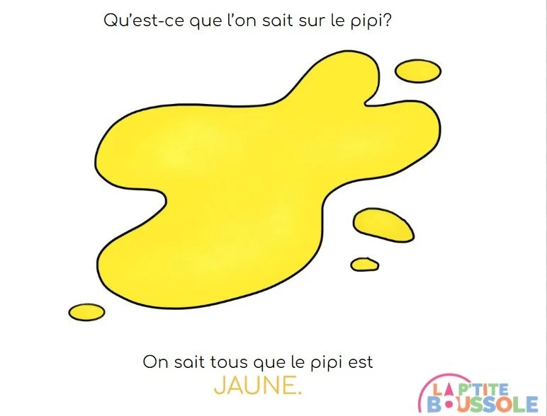 La p'tite boussole — La joyeuse histoire de pipi